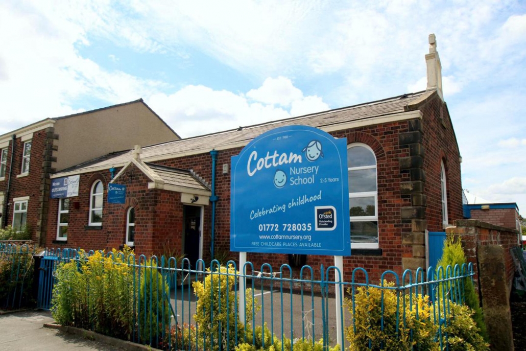 Cottam Nursery School north of Preston for best local childcare